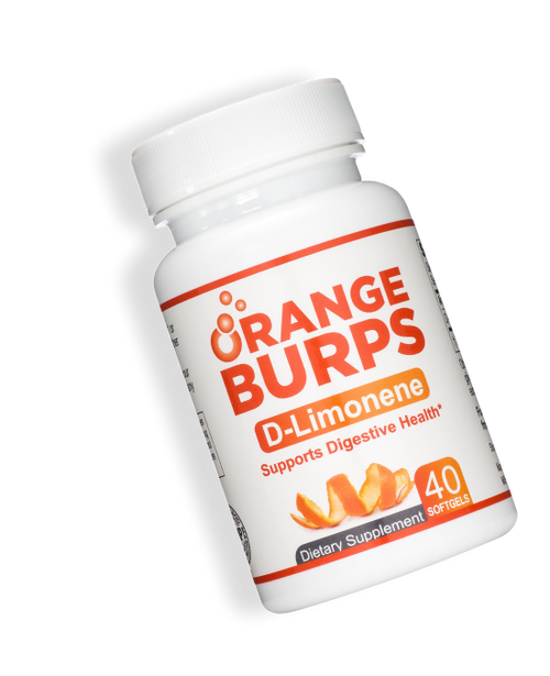 Orange Burps - 100% Natural Supplement for Heartburn and Acid Reflex