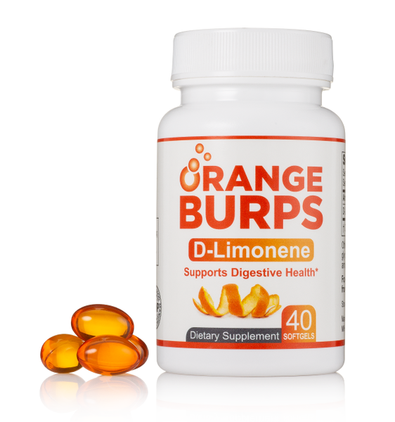 Orange Burps - 100% Natural Supplement for Heartburn and Acid Reflex